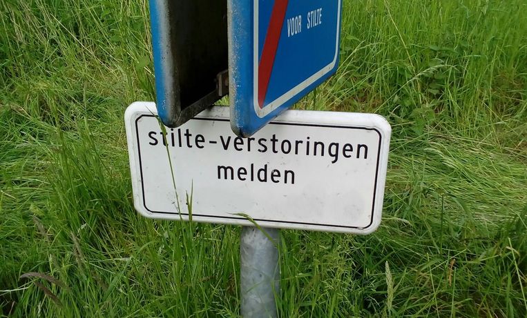 A sign 'Stiltegebied' is placed, and the silence is over – Archyde